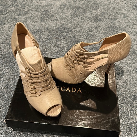 Escada | Shoes | Nib Escada Booties Color Trench Size 39 | Poshmark
